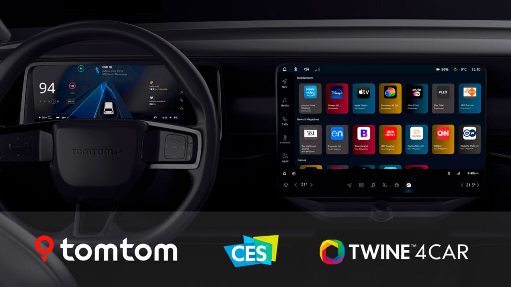 TomTom Digital Cockpit CES2024 Demonstrations Feature ACCESS Powered In ...